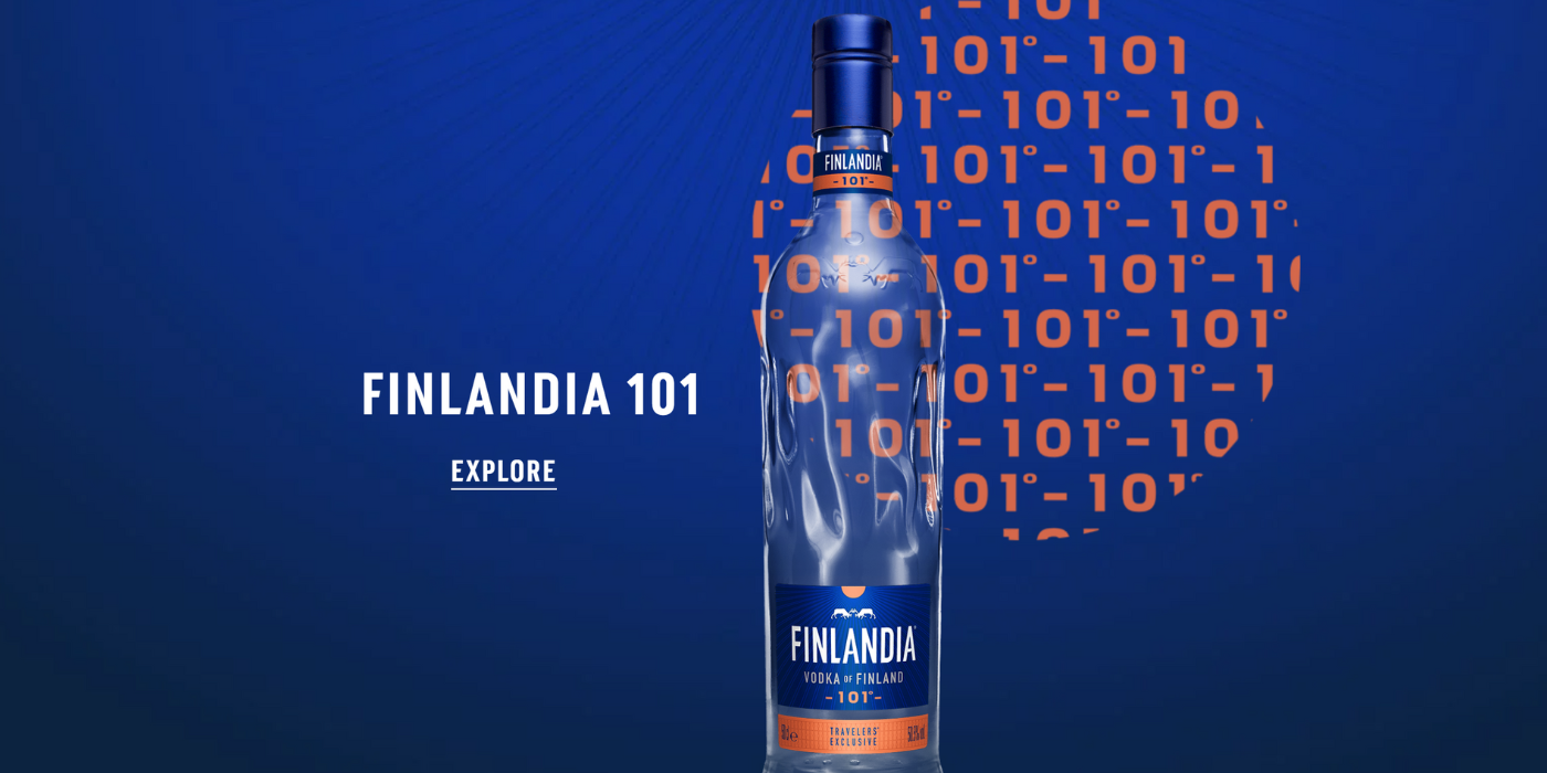 Finlandia 101° - Plain vodka | Bondston